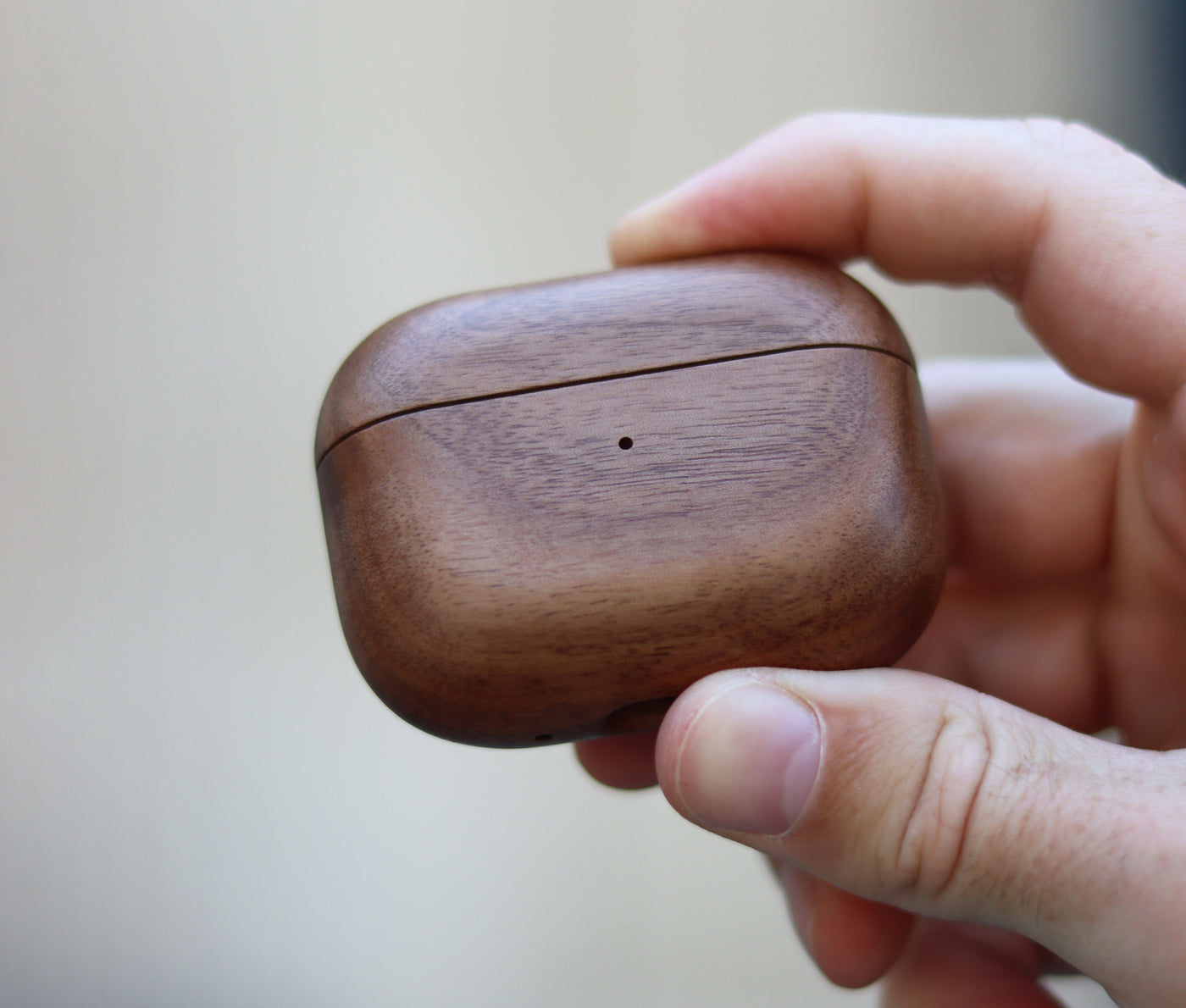 Komodo Wood AirPods Case – Real Walnut, Wireless Compatible